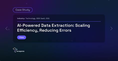 Ai Powered Data Extraction Scaling Efficiency Reducing Errors Teragonia