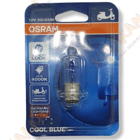 Promo Osram Cool Blue H6 Kaki 1 Lampu Depan Halogen Motor Bebek Matic