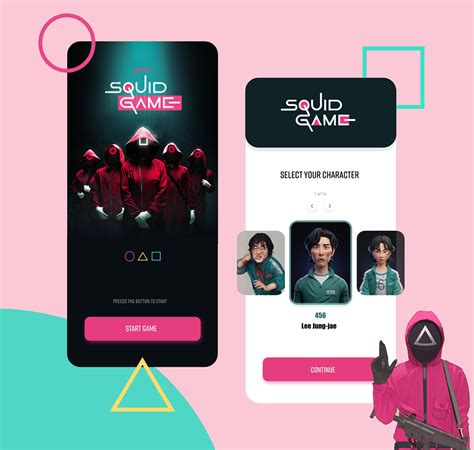 Squid Game App Concept On Behance