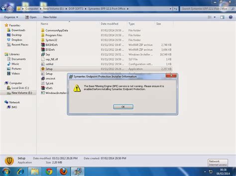 Solution For Symantec 121 Installation Issues