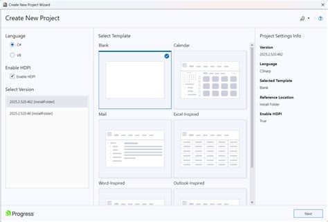 Create Project Telerik Ui For Winforms