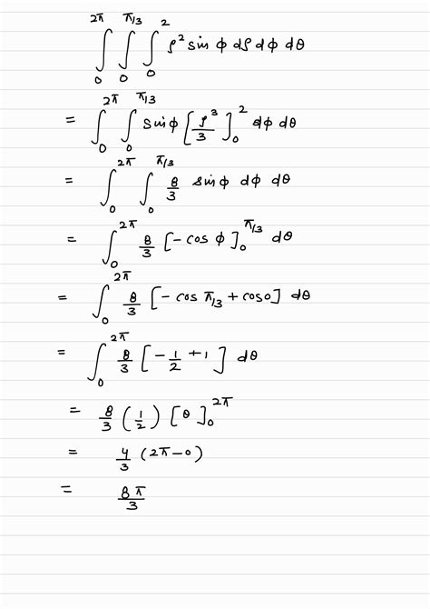 [solved] spherical coordinates using spherical coordinates to find the
