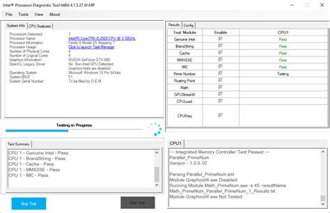 Intel Processor Diagnostic Tool Para Windows Download