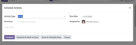 Automation Rule In Odoo Todo Odoo Community Book