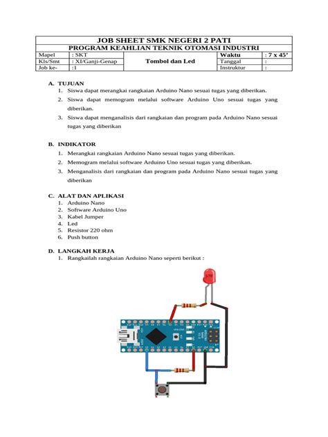 Job Sheet 1 Led Pdf