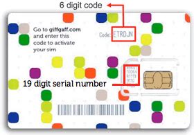 How To Find Sim Card Number The Giffgaff Community