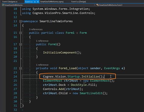 adding the edit control to winforms applications