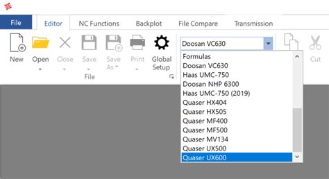 Specifying A Default Configuration For Nc Programs