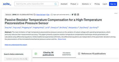 Passive Resistor Temperature Compensation For A High Temperature