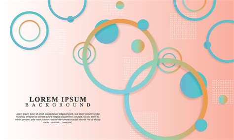 Gadient Geometric Circle Background 39882201 Vector Art At Vecteezy