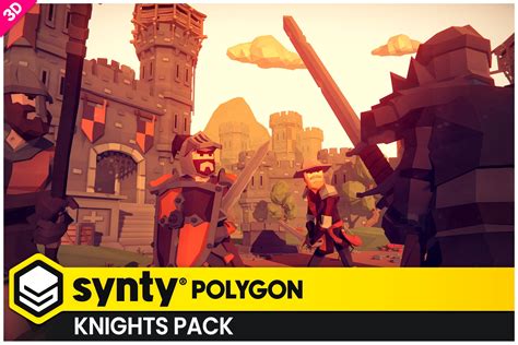 Polygon Knights Low Poly 3d Art By Synty Model