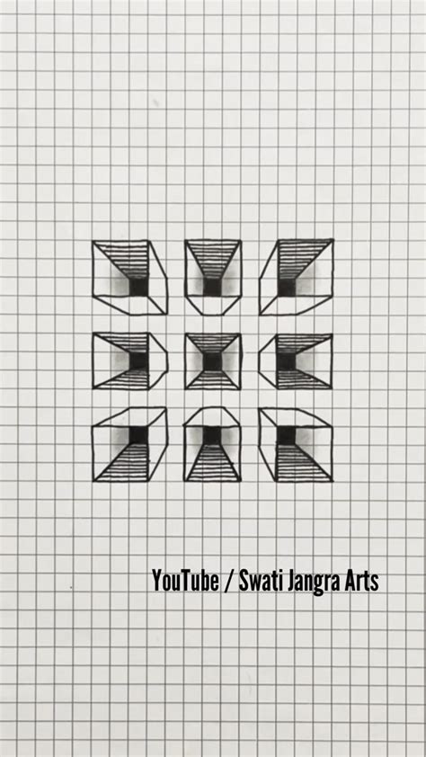 How To Draw 3d Optical Illusion