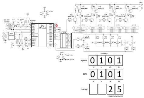 Схема часов на ин 14: часы на газоразрядных индикаторах и arduino ...