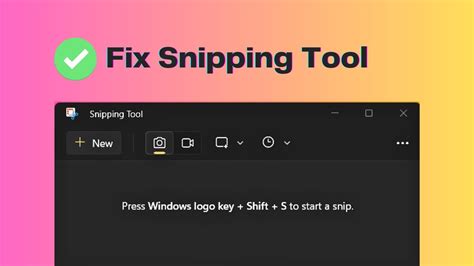 How To Fix Microsoft Snipping Tool Not Working After Update A Comprehensive Guide