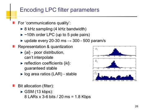 speech encoding techniques