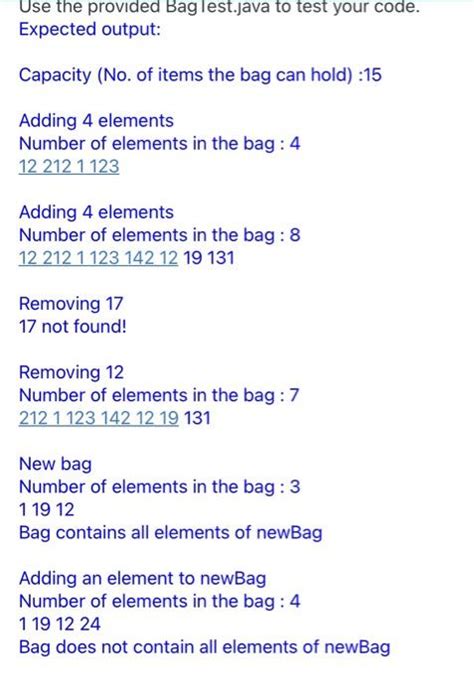 Solved Write The Arraybag Class As Discussed In The Slide