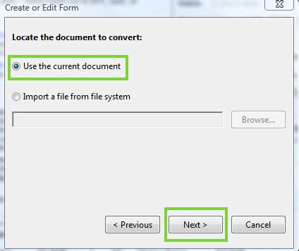 Your Form Will Appear With A List Of Fields On The Left
