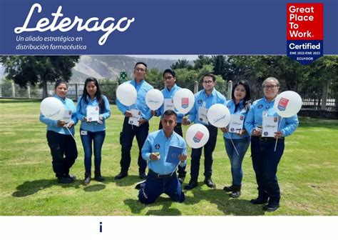 Leterago Del Ecuador Th En Linkedin Losmejoreslugaresparatrabajar Gptw