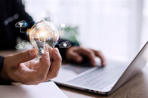 Premium Photo Icon Cloud Computing Network And Icon Connection Data