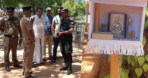 හමුදාව රෑ සවිකළ බුදු පිලිමය දවල් ඉවත් කරයි වී News