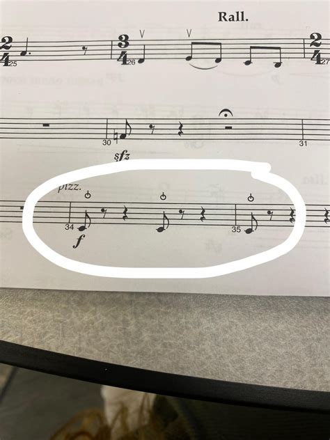 Does Anyone Know What This Notation Is Above The Notes Its Pit