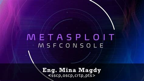 Metasploit Computer Security Testing Tool Ppt