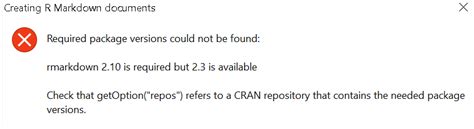 Requiered Packages Could Not Be Found RStudio IDE Posit Community