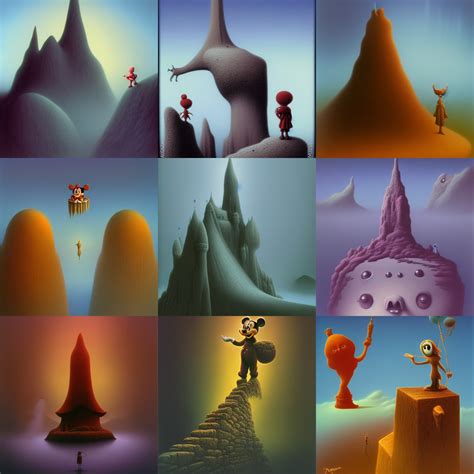 Zdzisław Beksiński Disney Characters R Weirddalle