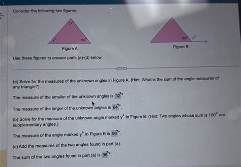 Solved Consider The Following Two Figures Use These Figures