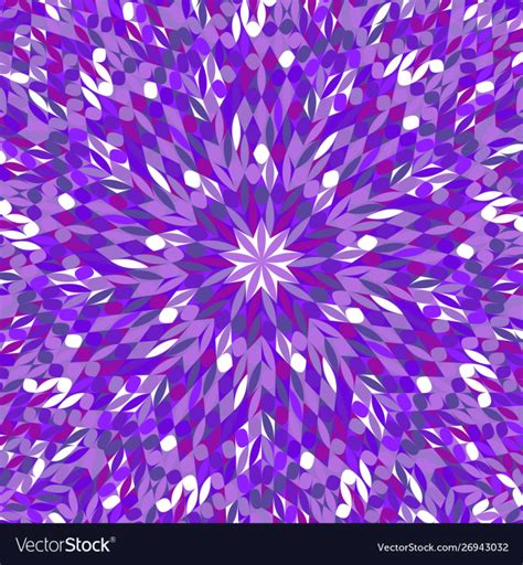 Abstract Dynamic Round Tiled Mosaic Pattern Vector Image Nohat Free For Designer