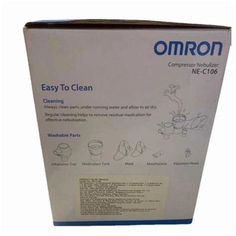 Table Top Omron Ne C106 Compressor Nebulizer For Clinical Purpose At