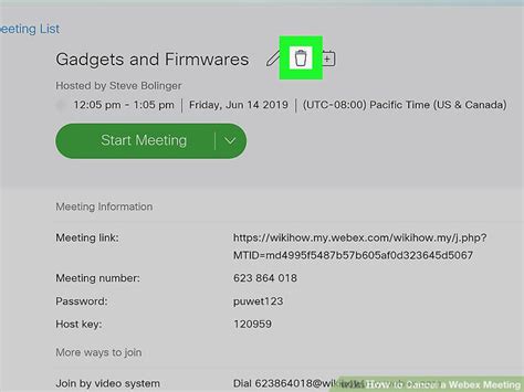 Easy Ways To Cancel A Webex Meeting Steps With Pictures