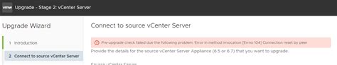 Reviewing The Temporary Vcenter Var Log Vmware Upgrade Upgrade Requirements