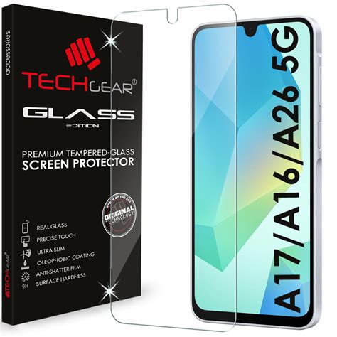 Techgear Samsung A17 A16 Screen Protector Tempered Glass Techgear