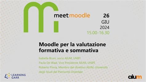 moodle for formative and summative assessment
