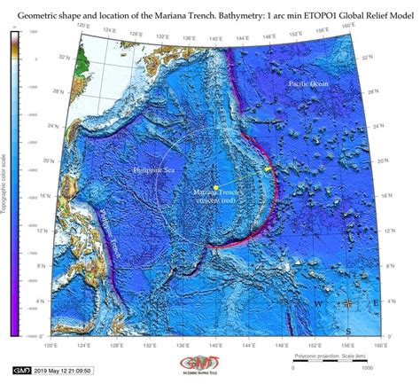 Mariana Trench Map Mariana Trench Overview