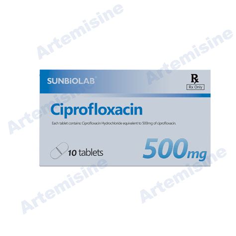 Ciprofloxacin 500mg Tablets Sinophare Bio Technology Co Ltd