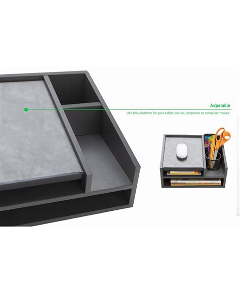 Mind Reader Wood Office Desk Organizer Macys