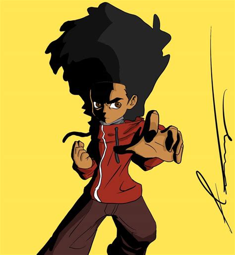 Huey Freeman By Poraarts On Deviantart