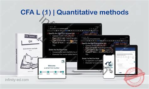 Cfa Level 1 Quantitative Methods Infinity Education