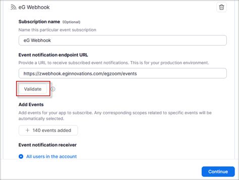 Setting Up Webhooks Service