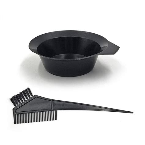 理发店染发工具 染发梳子烫染用品 染发刷 焗油碗染膏调色小黑碗 阿里巴巴