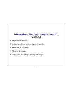 Introduction To Time Series Analysis Lecture 1 Introduction To Time Series Analysis Lecture