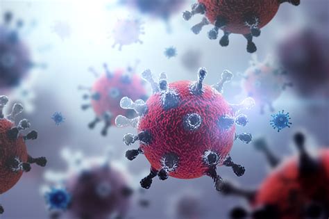 창조적 인 배경 바이러스 분자는 본문에 클로즈업 회색 배경 개념 생물학 실험 실험실 실험 양자 세계 3d 그림 3d 렌더링 3차원 형태에 대한 스톡 사진 및 기타 이미지