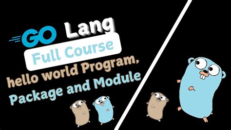 Go Lang Hello World Program | 05 | GoLang Tutorial - YouTube