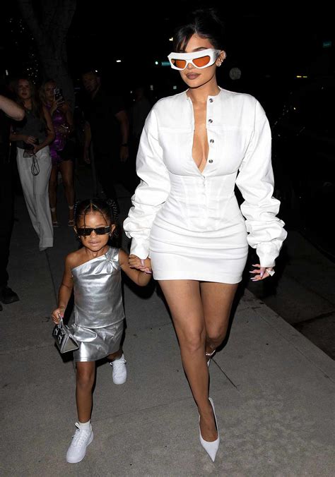 Kylie Jenners Daughter Stormi Looks Stylish At Kylie Cosmetics Party