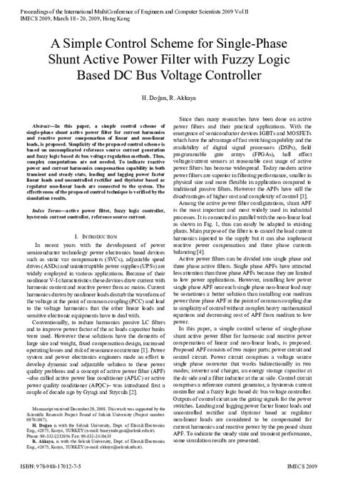 pdf a simple control scheme for single phase shunt active power