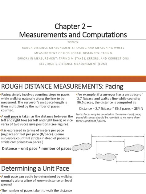 Chapter 2 Measurements And Computations Pdf Surveying Physical