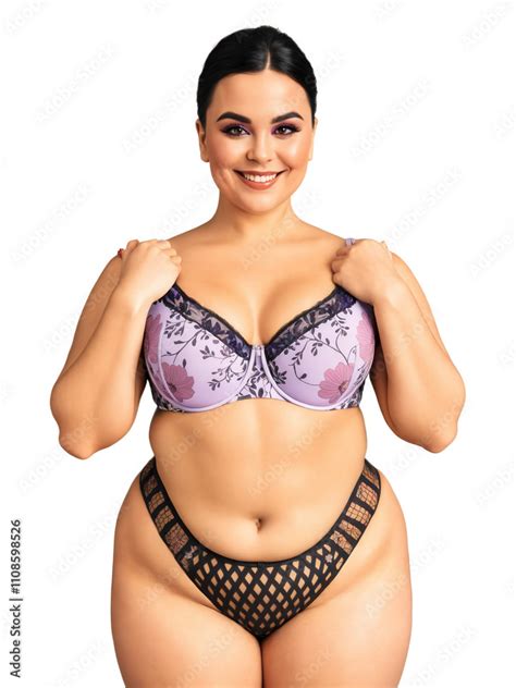 Ilustración De Stock Scandinavian Woman With Straight Black Hair Brown