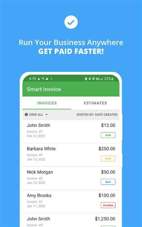 Smart Invoice Email Invoices Apk For Android Download